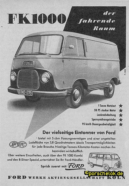 Ford FK 1250 – Porschelok
